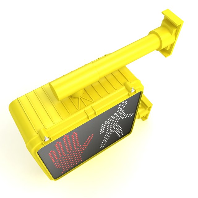 Walk Signal Modelo 3D in Varios 3DExport