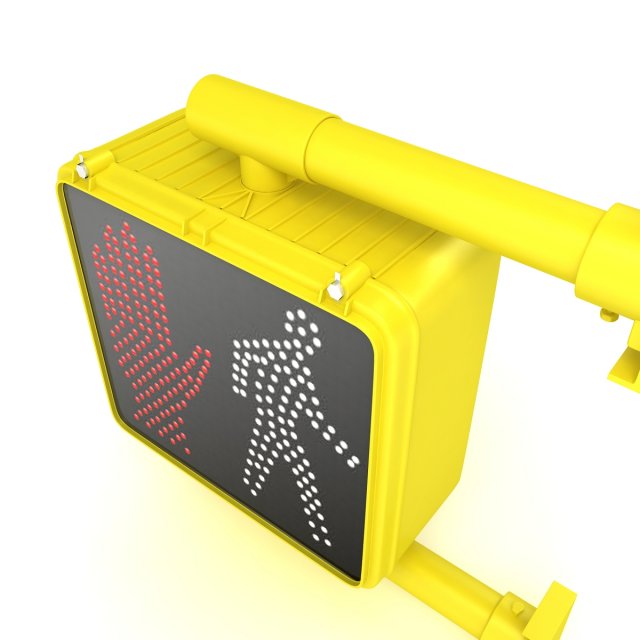 Walk Signal Modelo 3D in Varios 3DExport