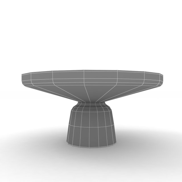 ClassiCon Bell Table 3D Model in Table 3DExport