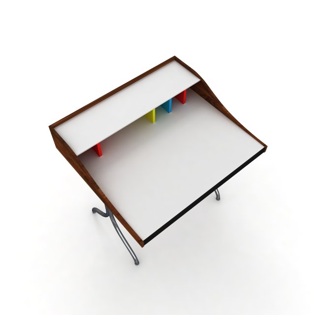 Nelson Swag Leg Desk 3D Model in Table 3DExport