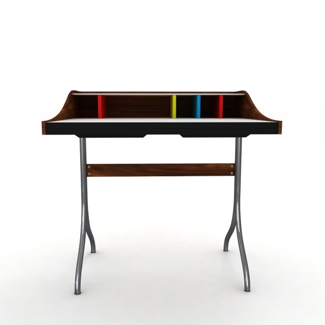 Nelson Swag Leg Desk 3D Model in Table 3DExport