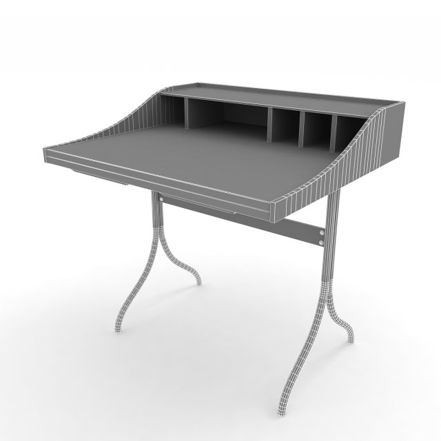 Nelson Swag Leg Desk 3D Model in Table 3DExport