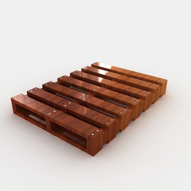 Wood Pallet 3D Model in Other 3DExport
