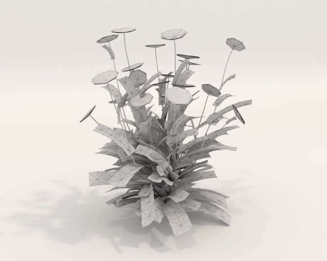 Realistic Shrub Bush Set 4 3D Model in Landscapes 3DExport