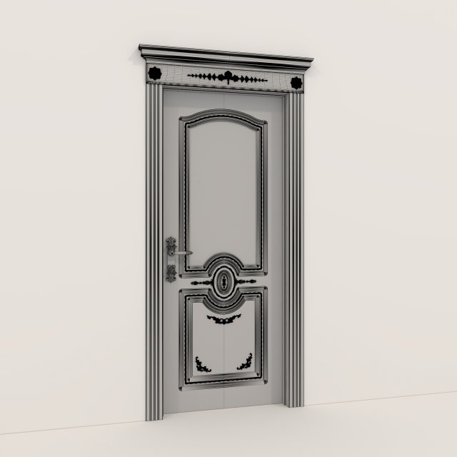 Classic Door Collection 4 3D Model in Door 3DExport
