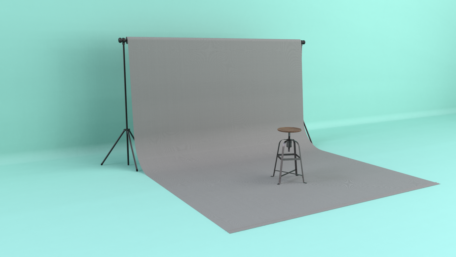 Photo Studio Backdrop 3D Model in Studio and Stage 3DExport