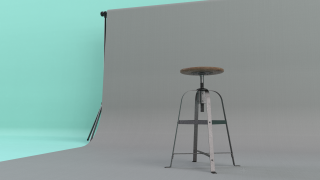 photo studio backdrop 3D Model in Studio and Stage 3DExport
