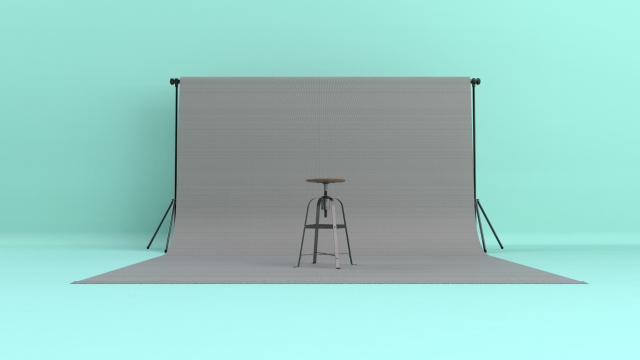 photo studio backdrop 3D Model in Studio and Stage 3DExport