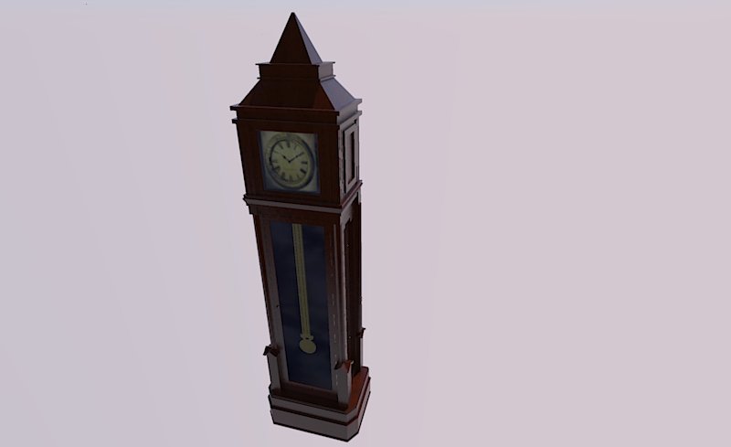 grandfather clock 3D Models in Household Items 3DExport