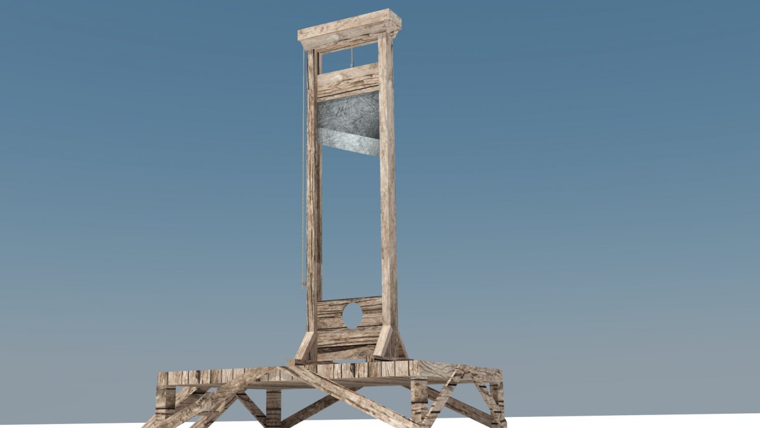 Guillotine 3D Model in Miscellaneous 3DExport