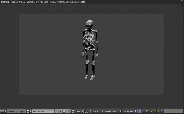low poly anatomic skeleton Free 3D Model in Anatomy 3DExport