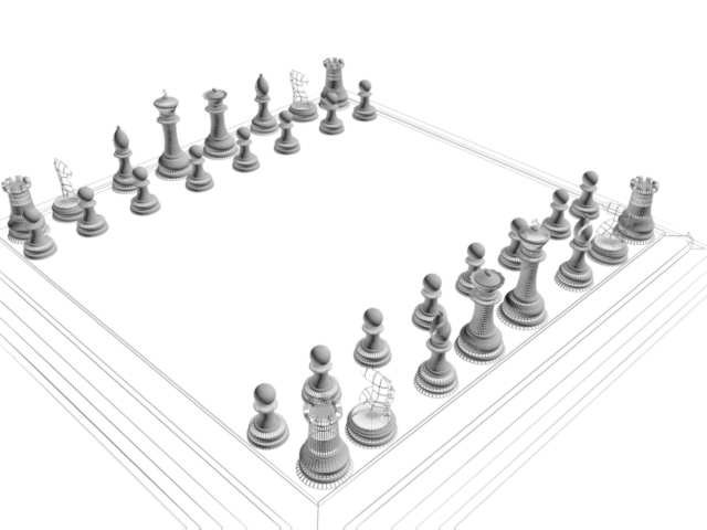 chess set 3D Model in Other 3DExport