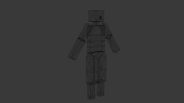 minecraft villager 3D Model in Cartoon 3DExport