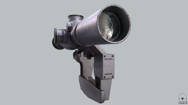rifle scope pso-1 3D Model in Combat 3DExport