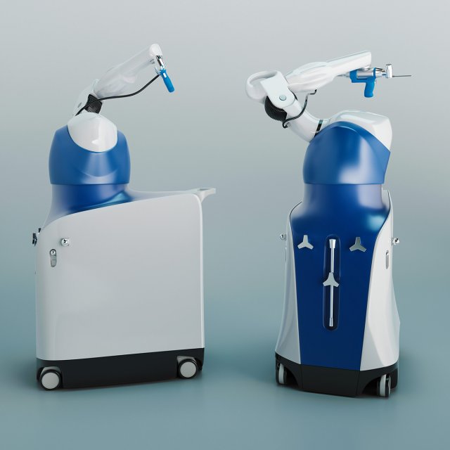 mako robotic arm assisted surgery machine low-poly 3D Model in Medical ...