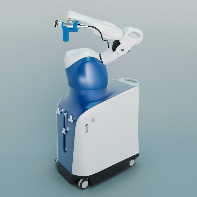mako robotic arm assisted surgery machine low-poly 3D Model in Medical ...