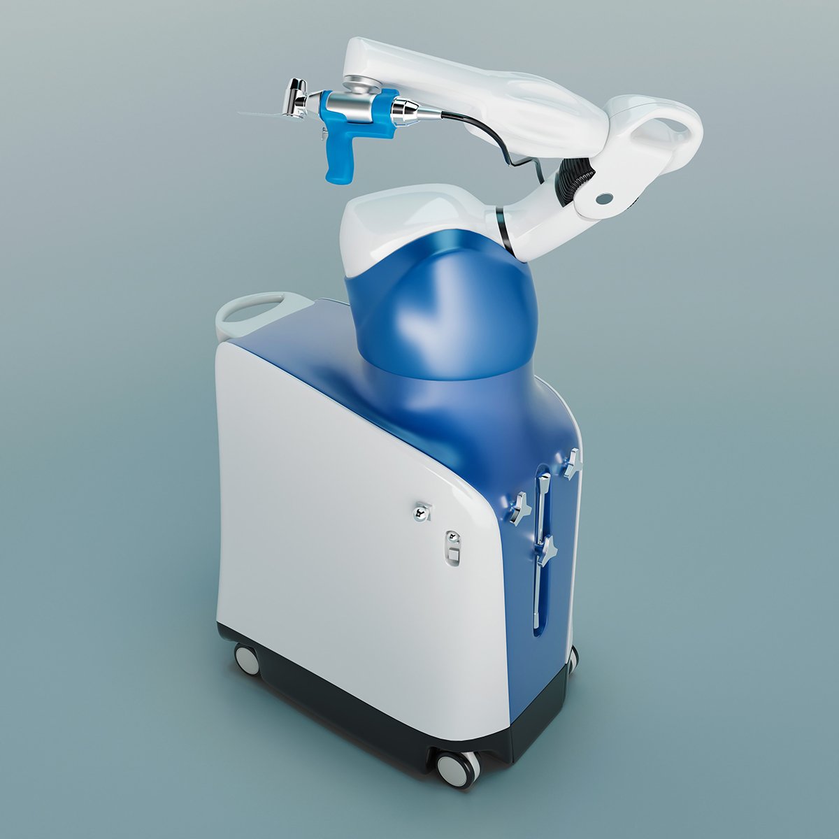 Mako Robotic Arm Assisted Surgery Machine Low-poly 3D Model in Medical ...