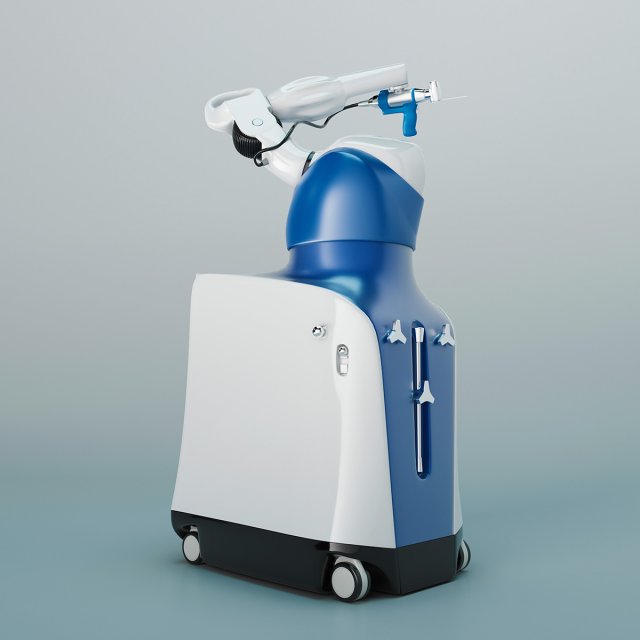 mako robotic arm assisted surgery machine low-poly 3D Model in Medical ...