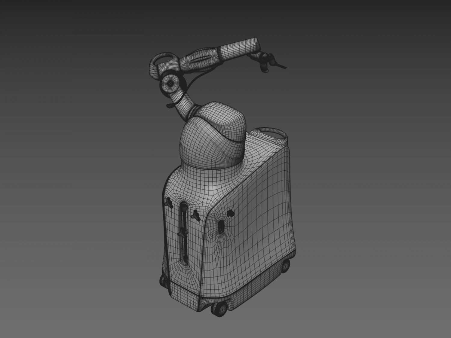 Mako Robotic Arm Assisted Surgery Machine Low-poly 3D Model in Medical ...