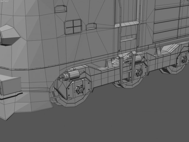 nohab m61 locomotive train engine 3D Model in Train 3DExport