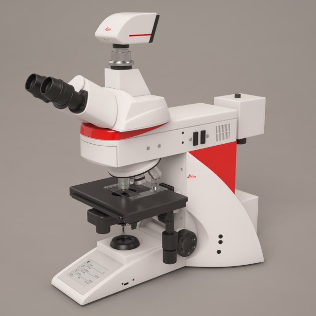 leica dm microscope 3D Model in Medical Equipment 3DExport