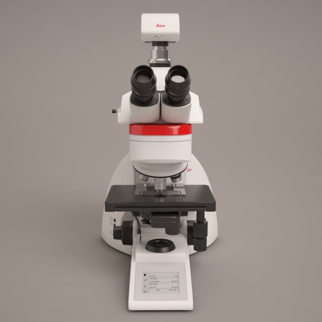 leica dm microscope 3D Model in Medical Equipment 3DExport
