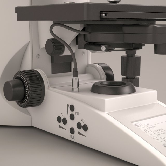 leica dm microscope 3D Model in Medical Equipment 3DExport