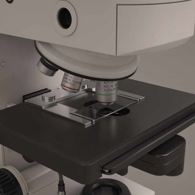 leica dm microscope 3D Model in Medical Equipment 3DExport