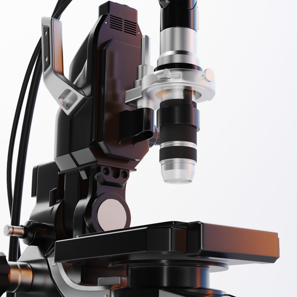 Digital Microscope 3D Model in Medical Equipment 3DExport