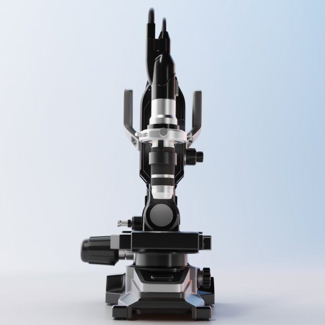digital microscope 3D Model in Medical Equipment 3DExport