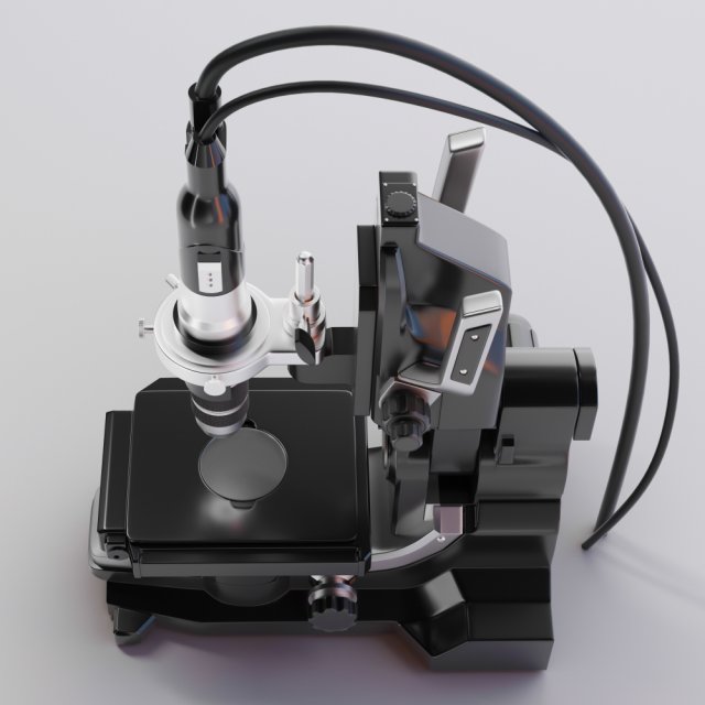 digital microscope 3D Model in Medical Equipment 3DExport