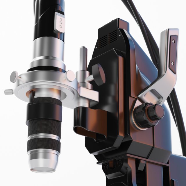 digital microscope 3D Model in Medical Equipment 3DExport