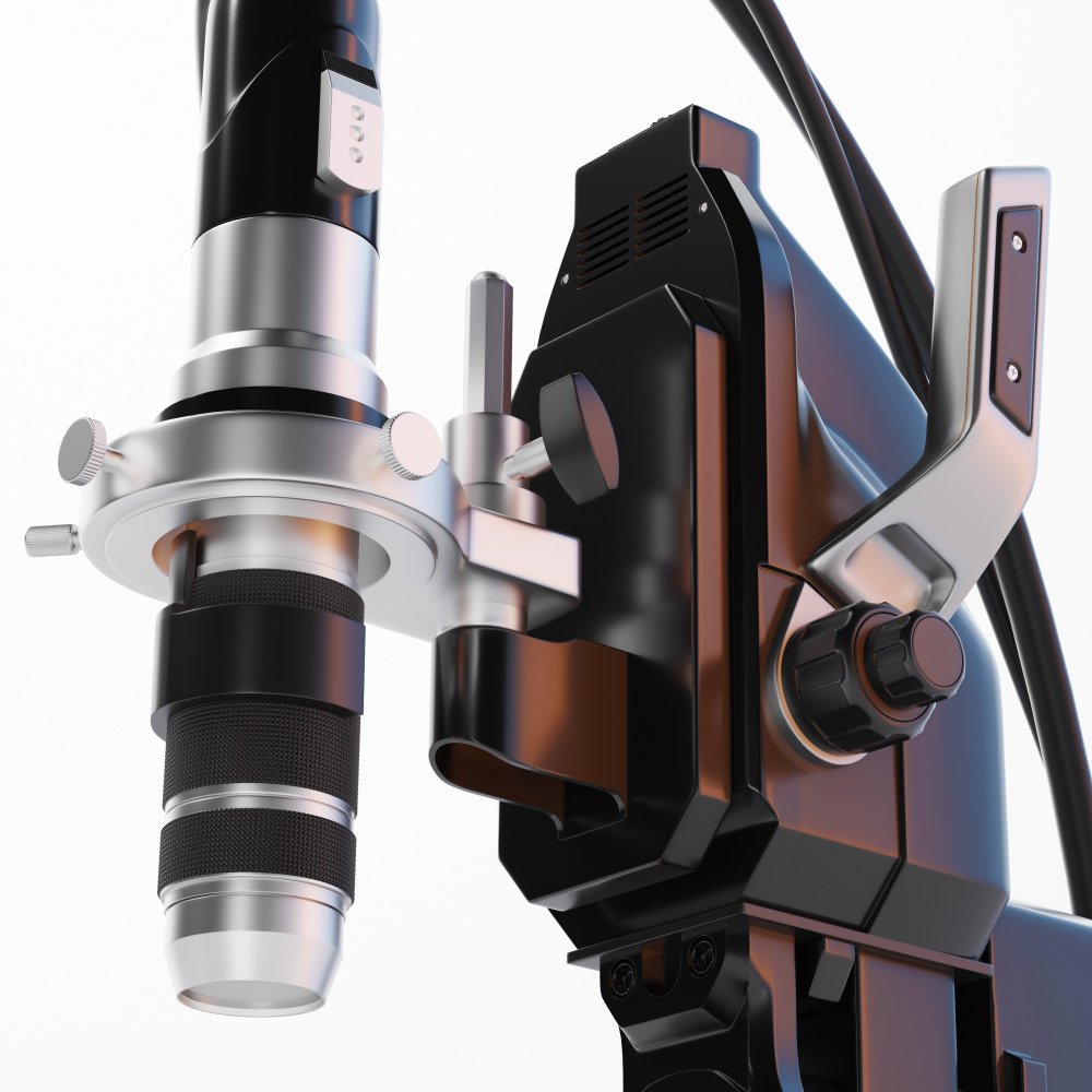 Digital Microscope 3D Model in Medical Equipment 3DExport