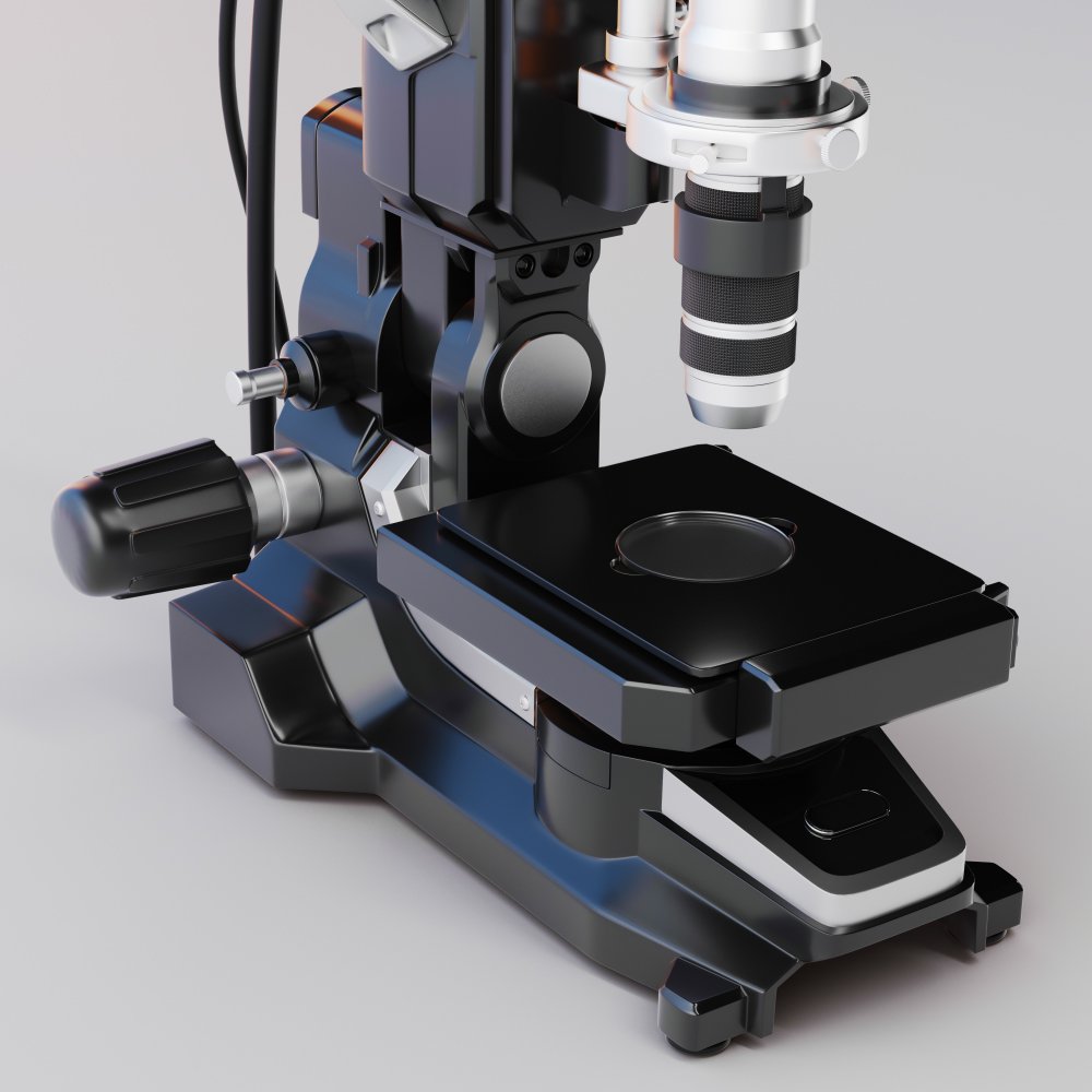 Digital Microscope 3D Model in Medical Equipment 3DExport