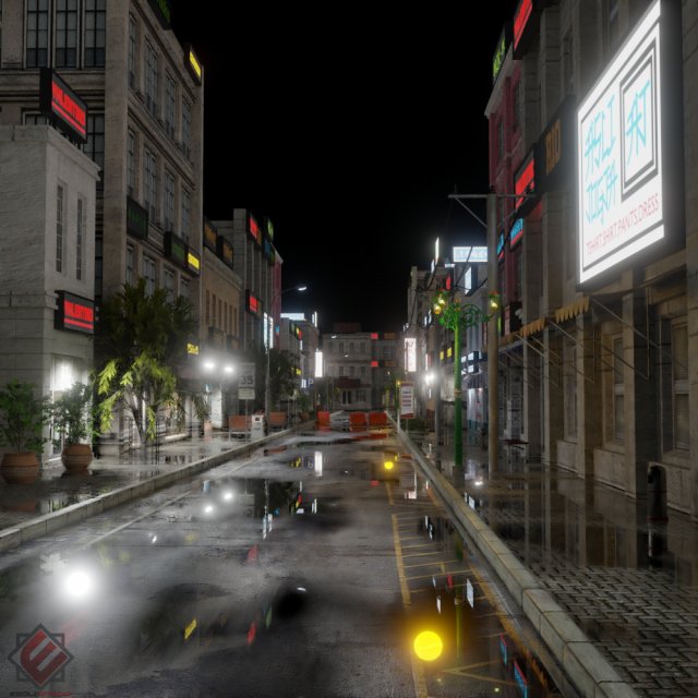 realistic urban city building pack low-poly 3D Model in Buildings 3DExport