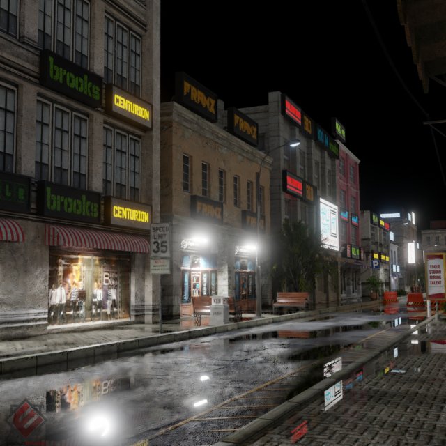 realistic urban city building pack low-poly 3D Model in Buildings 3DExport