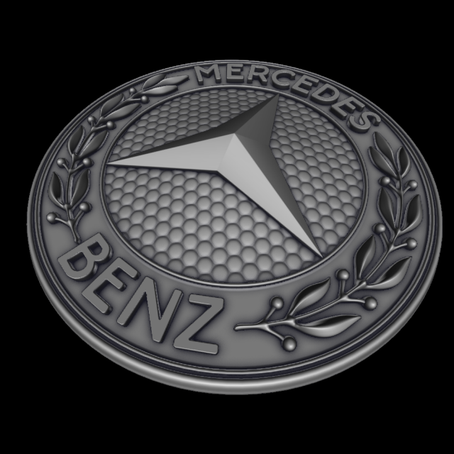 merin logo 3D Model in Parts of auto 3DExport