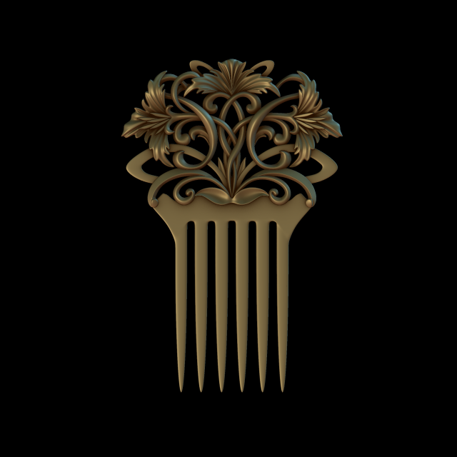 comb 3D Print Model in Other 3DExport