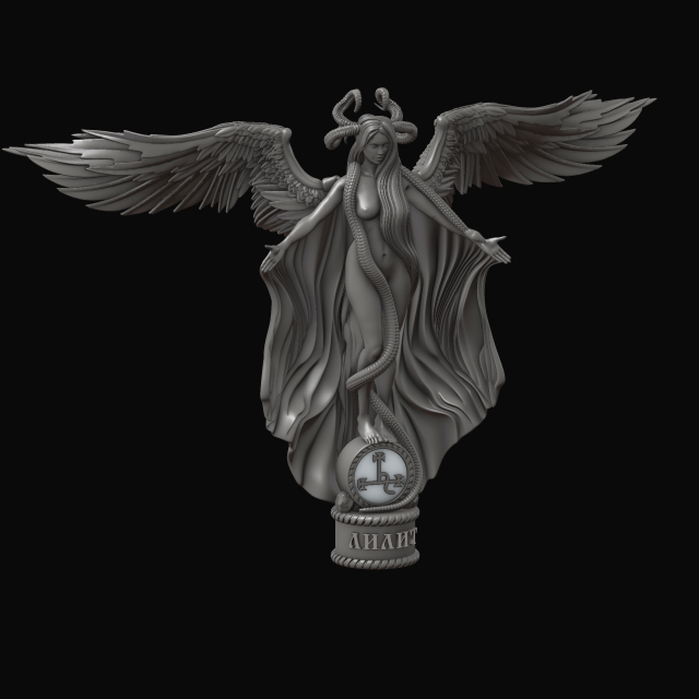 the statuette of lilith 3D Print Model in Sculpture 3DExport