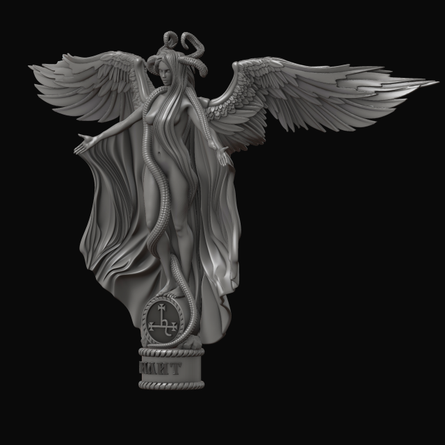 the statuette of lilith 3D Print Model in Sculpture 3DExport