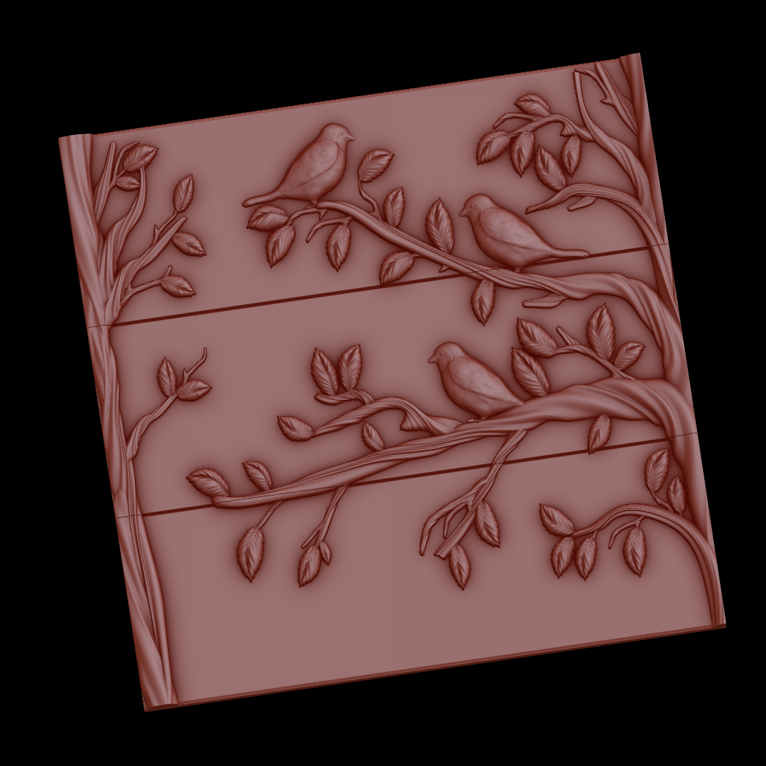 Relief 3D Print Model in Sculpture 3DExport