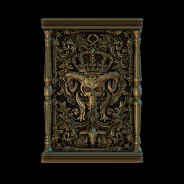 Relief 3D Print Model in Sculpture 3DExport