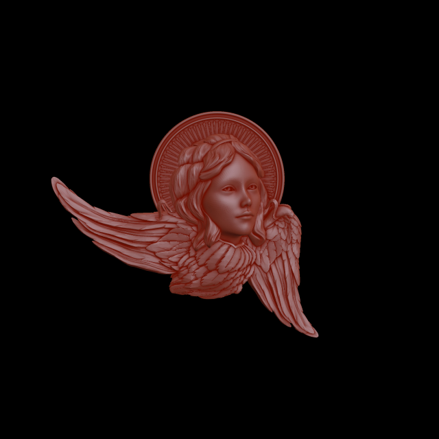 Relief 3D Print Model in Sculpture 3DExport