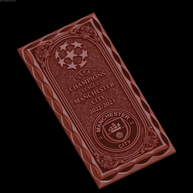 Relief 3D Print Model in Sculpture 3DExport