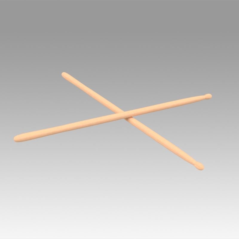 Drum Sticks 3D Model in Brass 3DExport