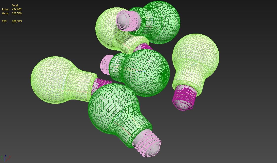 light bulb 3D Models in Parts 3DExport