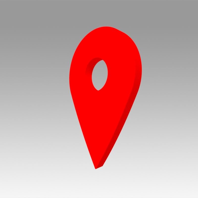 map pointer 3D Models in Other 3DExport