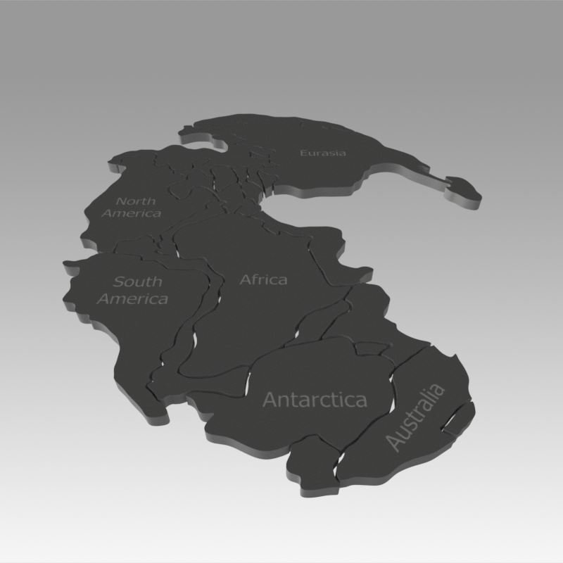 Pangea 3D Models in Other 3DExport