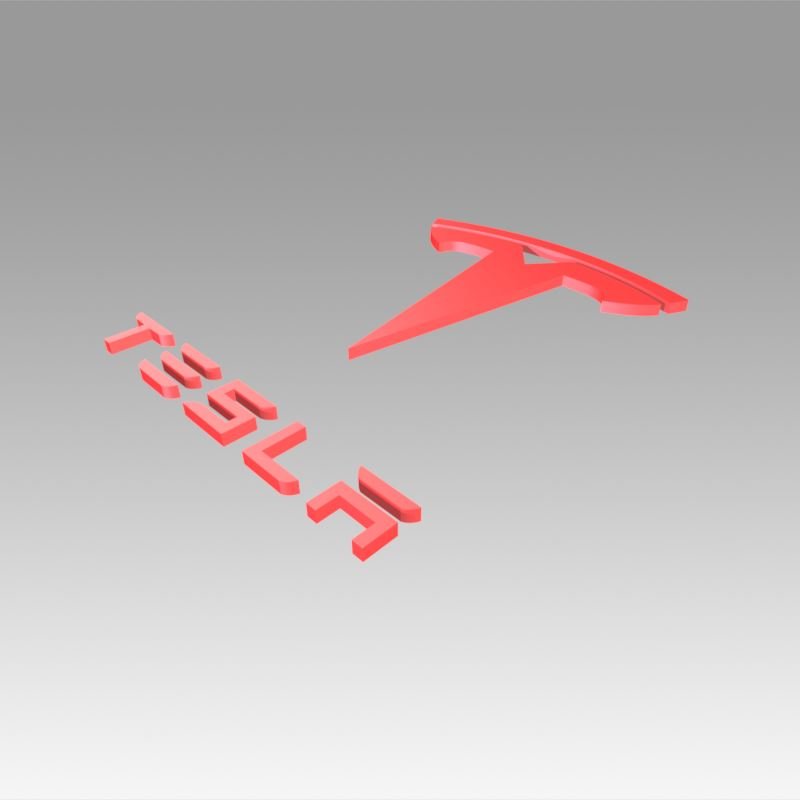 tesla logo 3D Models in Other 3DExport