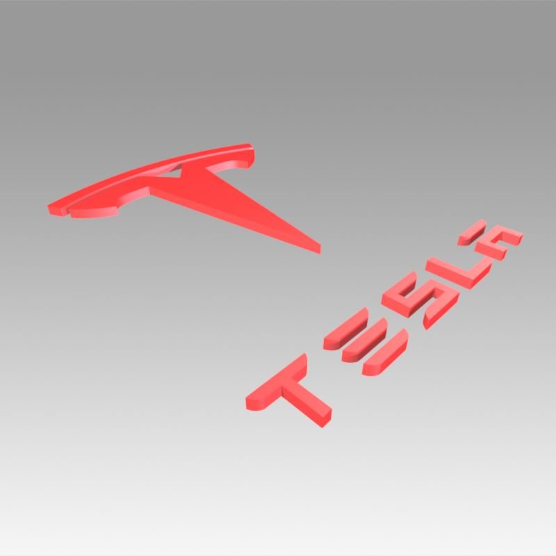 tesla logo 3D Models in Other 3DExport